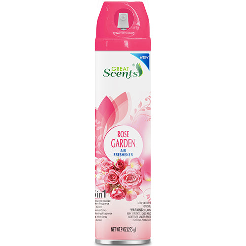 GREAT SCENTS AIR FSNR 9oz ROSE GARDEN (ITEM NUMBER:11578) – HOME PLUS ...