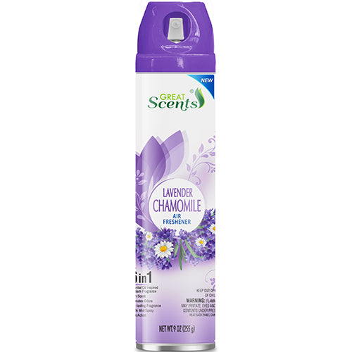 GREAT SCENTS AIR FSNR 9oz LAVENDER CHAMOMILE (ITEM NUMBER:12752) – HOME ...