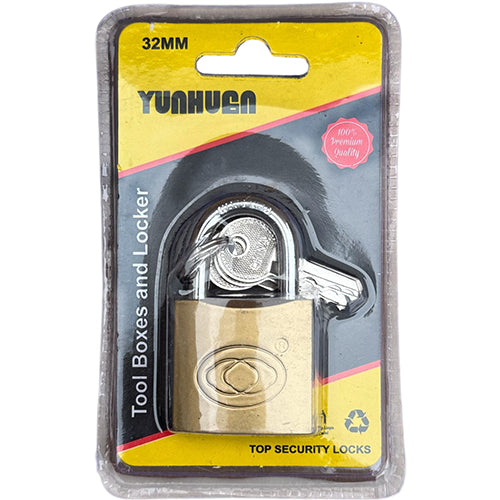 PAD LOCK 32MM (ITEM NUMBER:13230) – HOME PLUS TRADING INC