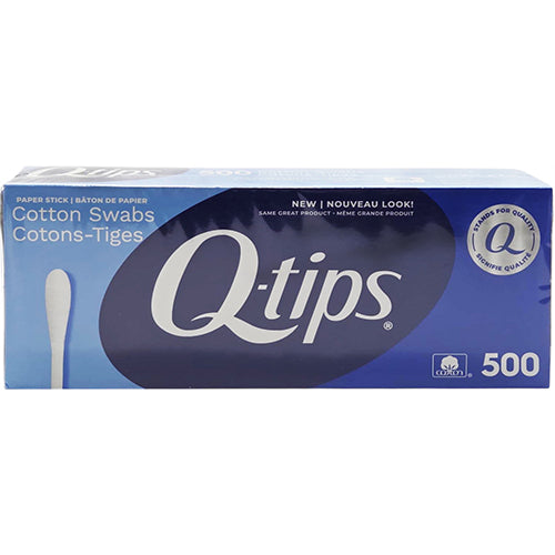 QTIPS COTTON SWAB 500CT (ITEM NUMBER: 18430) – HOME PLUS TRADING INC