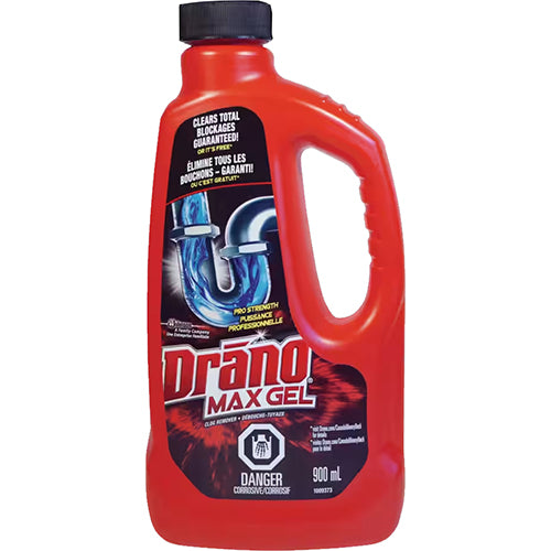 DRANO 900ml (30oz) MAX GEL (RED) (ITEM NUMBER: 19106) – HOME PLUS ...