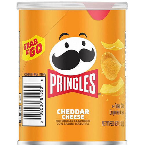 PRINGLES CHIPS 1.4oz CHEDDAR CHEESE (YELLOW) (ITEM NUMBER: 83007 ...