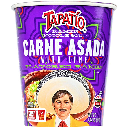 TAPATIO CUP NOODLE 2.29oz CARNE ASADA (ITEM NUMBER: 83036) – HOME PLUS ...