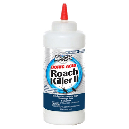 AVENGER ROACH KILLER II BORIC ACID 5oz (ITEM NUMBER: 10323) – HOME PLUS ...