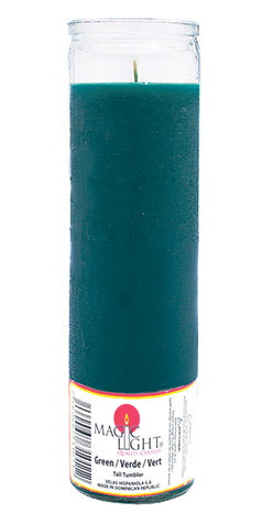 MAGIC LIGHT CANDLE PLAIN GREEN (ITEM NUMBER: 10892) – HOME PLUS TRADING INC