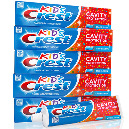 CREST 5PK TOOTHPASTE - 4.6oz/KIDS SPARKLE FUN (ITEM NUMBER:60149 ...
